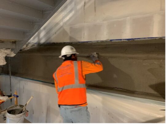 Fireproofing - Hand Trowel - Beam | Cell-Crete Corporation